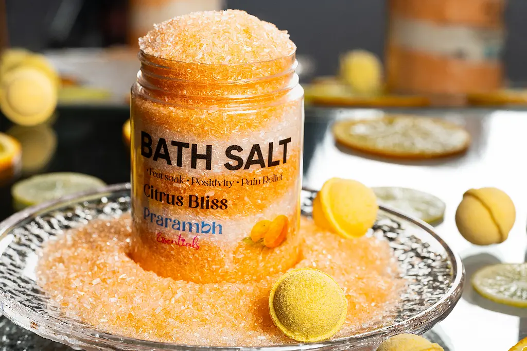 BATH SALT | Citrus Bliss | PRARAMBH ESSENTIALS